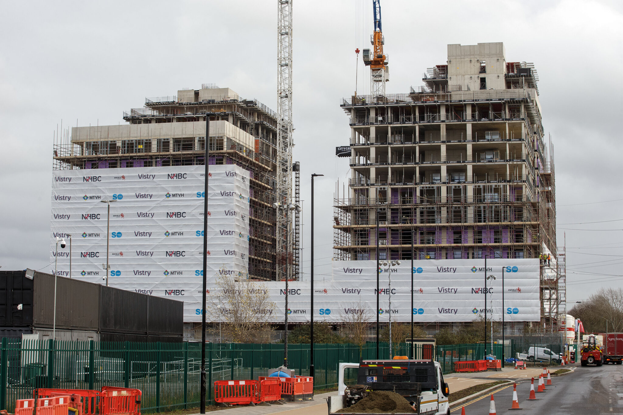 Enfield Leeside Road development hits topping-out milestone ...